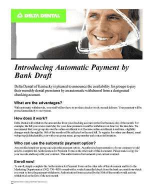 Fillable Online Group ACH flyer form eCopy Fax Email Print - pdfFiller