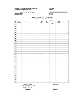Fillable Online frvolei FRV DECONT CALENDAR INTERN 2009 - ANEXA 1 ...