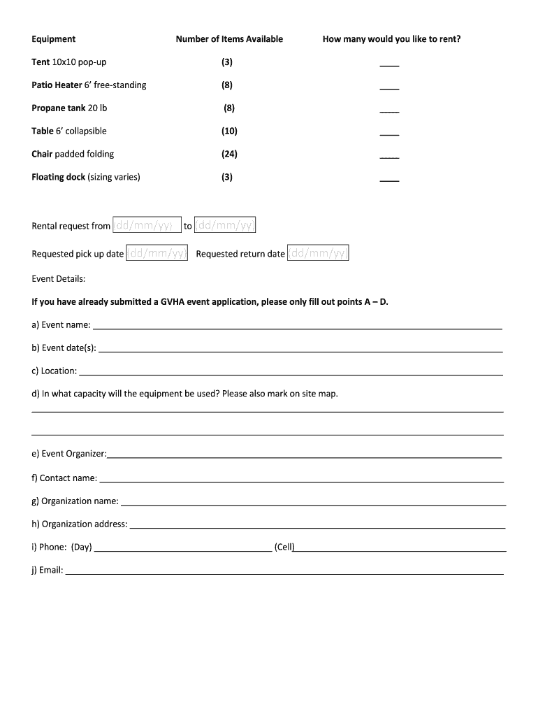 Fillable Online This application form must be complete in order to be ...