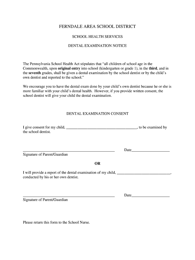 Fillable Online fasdk12 Student Dental requirementsdoc - fasdk12 Fax ...
