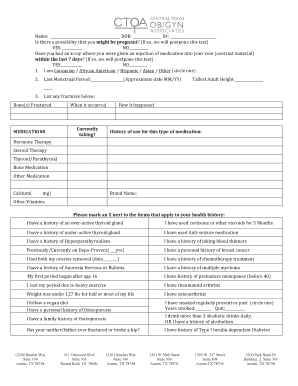 Fillable Online CTOA-DEXA-FORM Fax Email Print - pdfFiller