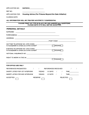 Fillable Online communityni PERSONAL DETAILS - CommunityNI Fax Email ...