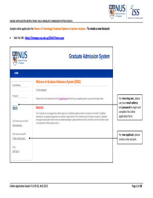 Fillable Online iss nus edu ONLINE APPLICATION INSTRUCTIONS NUS ...