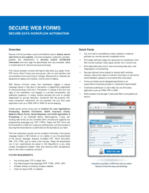 Fillable Online SECURE WEB FORMS - Secure Messaging Apps Inc Fax Email ...