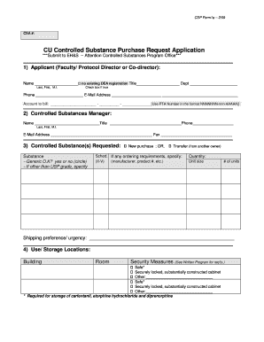 Fillable Online chapman CHAPMAN UNIVERSITY Controlled Substances Precursor Fax Email Print ...