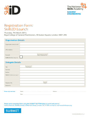 Fillable Online nsar co Registration Form SkillsID Launch - NSAR Fax ...