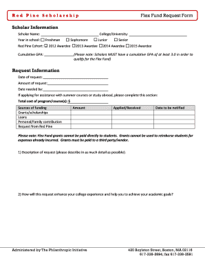 Fillable Online tpi Flex Fund Request bFormb - The Philanthropic Initiative Fax Email Print ...