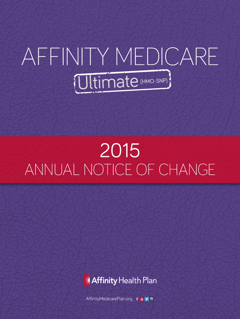 Fillable Online affinitymedicareplan Affinity MedicAre ...