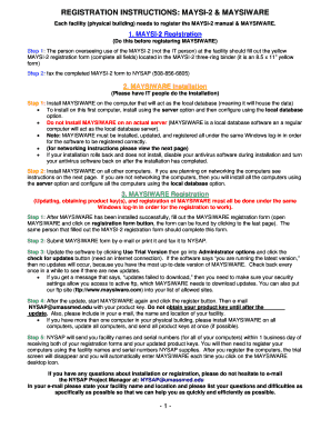 Fillable Online REGISTRATION INSTRUCTIONS: MAYSI-2 & MAYSIWARE Fax ...
