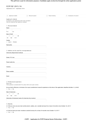 Fillable Online frias uni-freiburg Copyofapplication-form-fcfp-esf ...