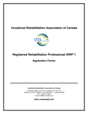 Fillable Online vracanadabc Registered Rehabilitation Professional (RRP ...