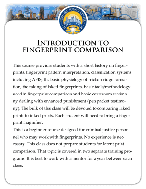 Fillable Online houstonforensicscience Introduction to fingerprint ...
