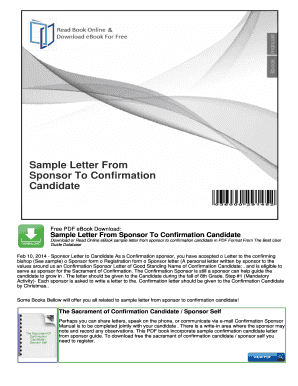 Fillable Online Sample Letter From Sponsor To Confirmation Fax Email ...
