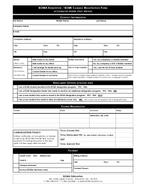 Fillable Online bomaedmonton BOMA EDMONTON BOMI CANADA REGISTRATION ...