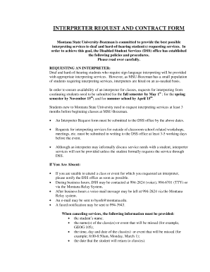 Fillable Online montana Interpreter Request And Contract FORM - montana ...