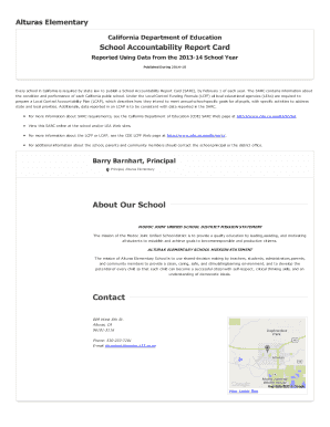 Fillable Online modoc k12 ca Alturas Elementary California Department ...