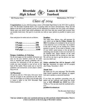 Fillable Online rhs rcs k12 tn 802 Warrior Drive - rhs rcs k12 tn Fax ...