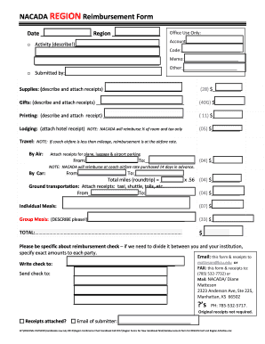 Fillable Online nacada ksu Date Region Fax Email Print - pdfFiller