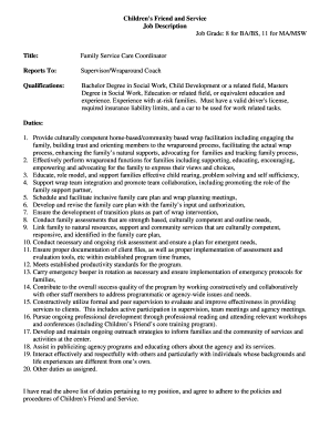 Fillable Online cfsri Job Grade 8 for BABS, 11 for MAMSW - cfsri Fax ...