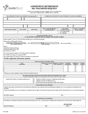Fillable Online 302 IRA Transfer Request Fax Email Print - pdfFiller