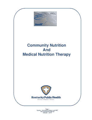 Fillable Online chfs ky Protocol For MEDICAL Nutrition Therapy Fax ...