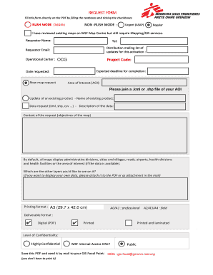 Fillable Online mapcentre msf Project Code - MSF Map Centre - mapcentre ...
