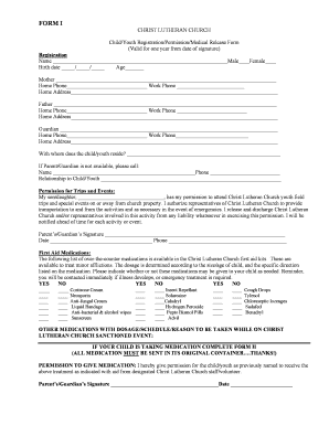 Fillable Online christbexley Medical FORM Idoc Fax Email Print - pdfFiller