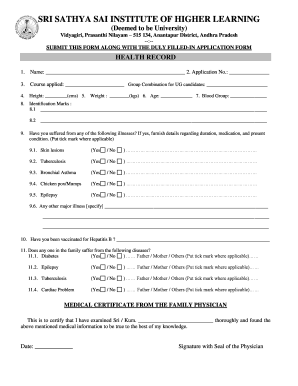 Fillable Online SUBMIT THIS FORM TO THE INVIGILATOR DURING THE ...