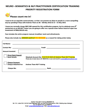 Fillable Online Ns-nlp Registration Form Cash Chequepdf Fax Email Print ...