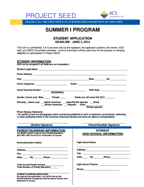 Fillable Online rowan Student Application form1-2013pdf - rowan Fax Email Print - pdfFiller