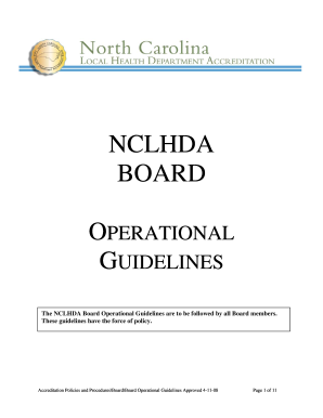 Fillable Online Board Operational Guidelines Approved 04-11-08doc Fax ...