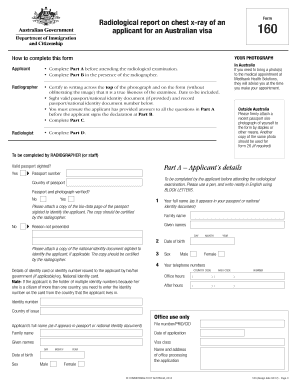 Fillable Online to Australia provide information on Australias health ...