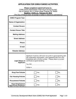 Fillable Online REQUEST FOR APPLICATION FOR CDBG-FUNDED PUBLIC SERVICE ...