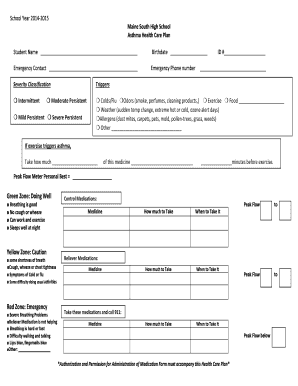 Fillable Online south maine207 Severity Classification Triggers ...