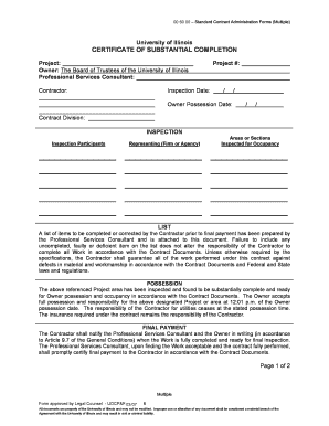 Fillable Online 820-14 Certificate of Sub Completiondoc Fax Email Print ...