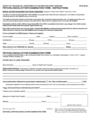 Fillable Online Psychological Formdoc Fax Email Print - pdfFiller