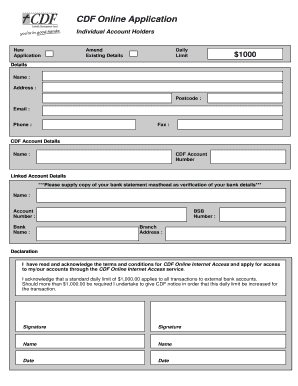 Cdf Online Adelaide - Fill Online, Printable, Fillable, Blank | pdfFiller