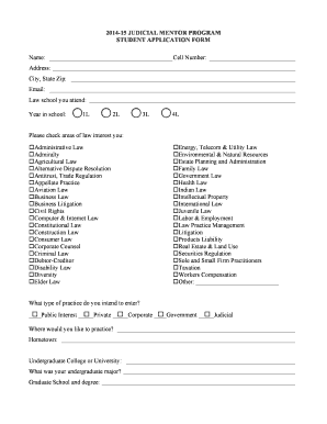Fillable Online diversity osbar Judicial Mentor Program Student ...