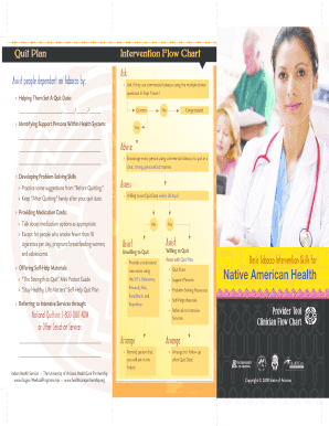 Fillable Online healthcarepartnership webhost uits arizona Quit Plan ...