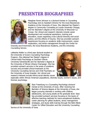 Fillable Online Meaghan Rowe-Johnson is a doctoral trainee in ...