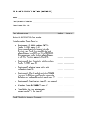18 Printable bank reconciliation worksheet Forms and Templates ...