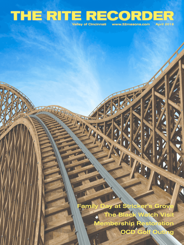 Fillable Online THE RITE RECORDER - 32masonscom Fax Email Print - pdfFiller