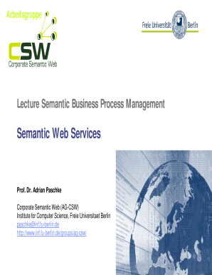 Fillable Online matthias-draeger Lecture Semantic Business Process Management - matthias-draeger ...