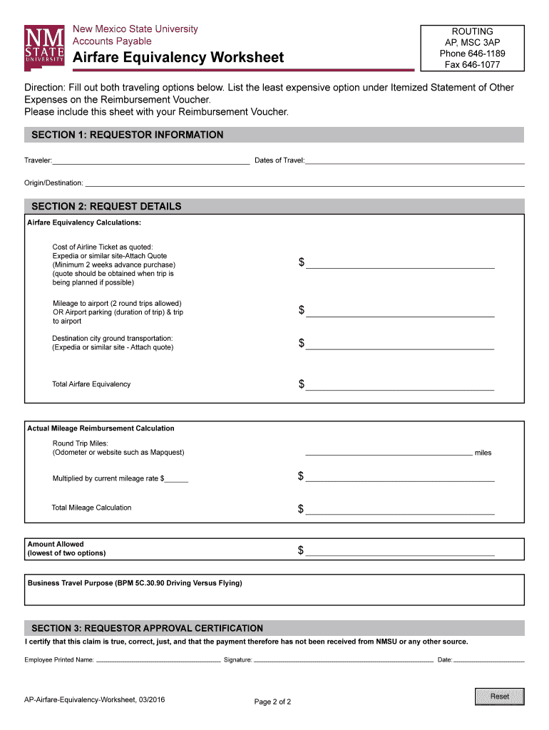 Fillable Online af nmsu New Mexico State University Accounts Payable ...