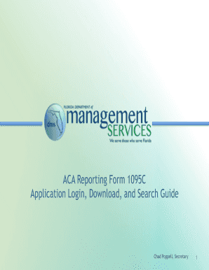 Fillable Online ACA Reporting Form 1095C Application Login Download and ...