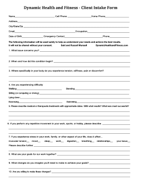 Fillable Online 71212DHF Intake Form Fax Email Print - pdfFiller