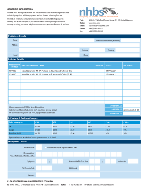 Fillable Online cieem ORDERING INFORMATION - CIEEM - cieem Fax Email ...