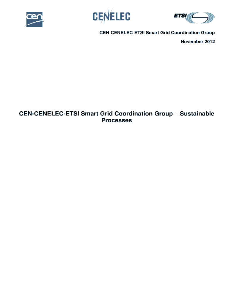 Fillable Online CEN-CENELEC-ETSI Smart Grid Coordination Group Fax Email Print - pdfFiller