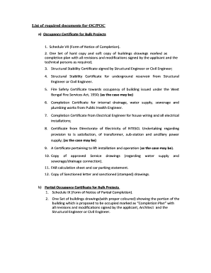 Fillable Online List of required documents for OC/POC Fax Email Print ...