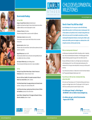 Fillable Online CHILD DEVELOPMENTAL Fax Email Print - pdfFiller